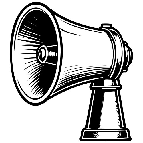 Megaphone Royalty Free Vector Image - VectorStock