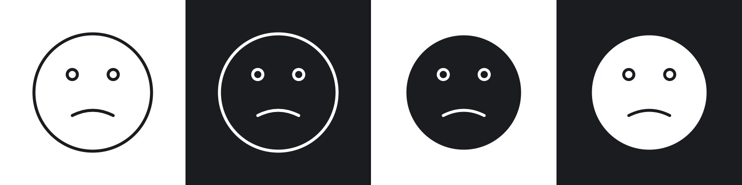 Sad Black and White Vector Images (over 71,000)