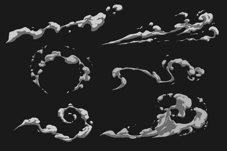 Cartoon Smoke Trail Vector Images (over 1,100)