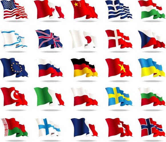 Flags Vector Images & Graphics for Commercial Use | VectorStock