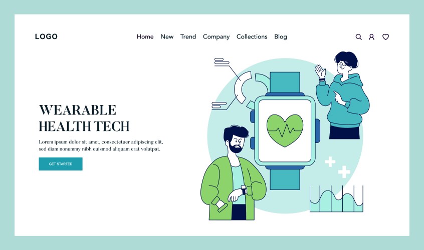 Biohacking flat Royalty Free Vector Image - VectorStock