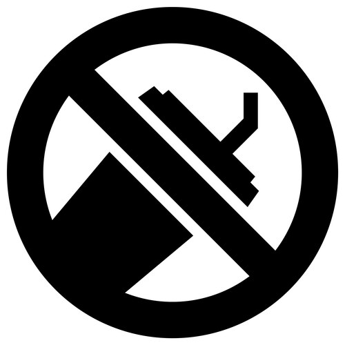 No entry sign Royalty Free Vector Image - VectorStock