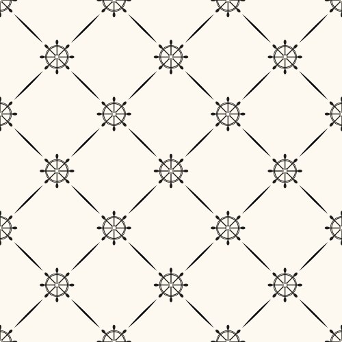 Seamless retro pattern with diamonds Royalty Free Vector