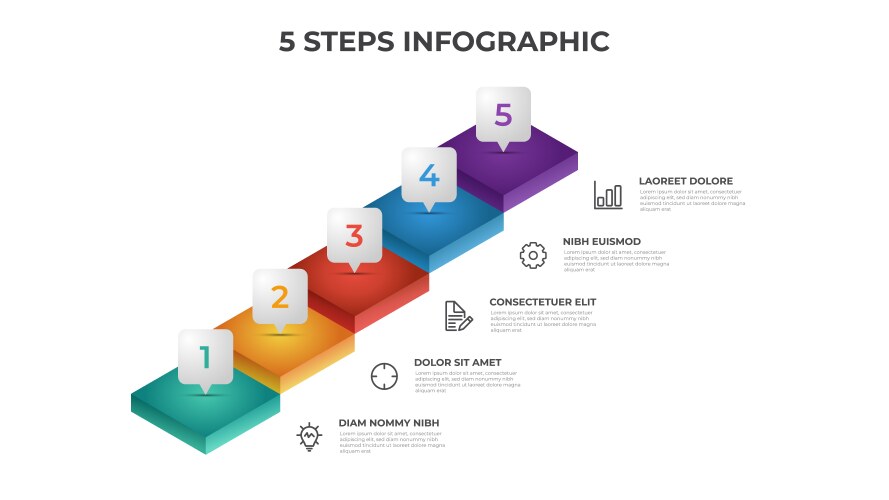 5 Steps Infographic Vector Images (over 27,000)