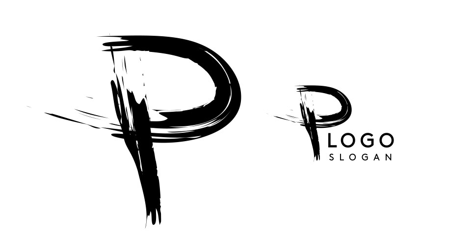 Calligraphy Letter P Vector Images (over 10,000)