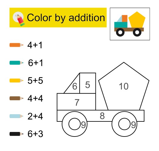 Coloring pages for kids education Royalty Free Vector Image