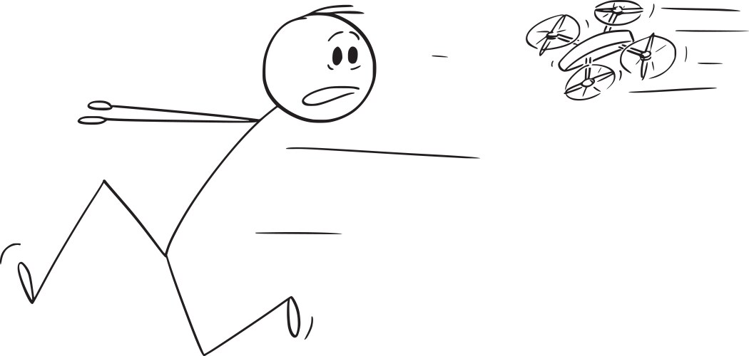 Flying Stick Figure Vector Images (over 600)