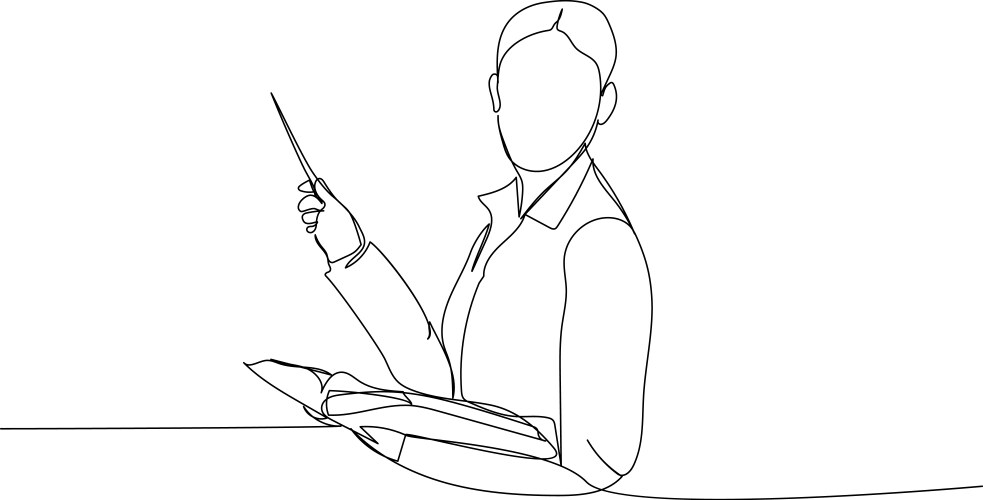 Teacher Line Drawing Vector Images (over 4,700)