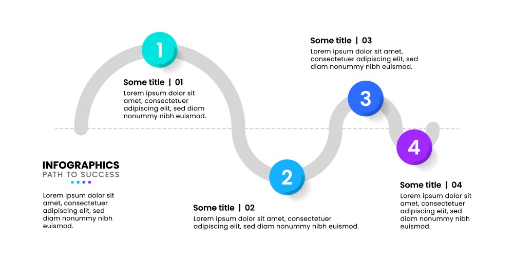 Path Progress Process Infographic Vector Images (over 710)