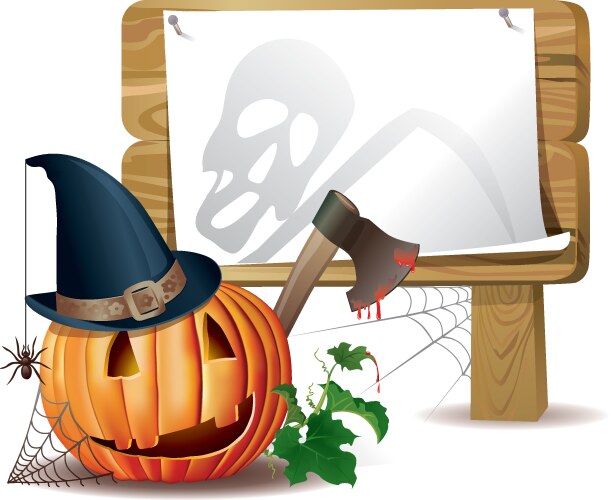 Halloween pumpkin set Royalty Free Vector Image