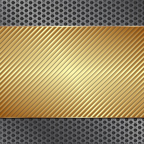 Chrome black and grey background texture 002 Vector Image