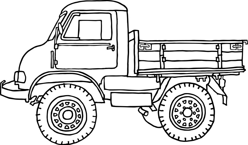 Small delivery truck Royalty Free Vector Image