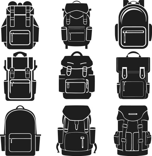 Backpack Silhouette Vector Images (over 11,000)