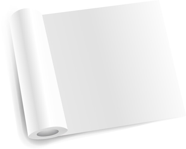 Booklet mockup isolated white background Vector Image