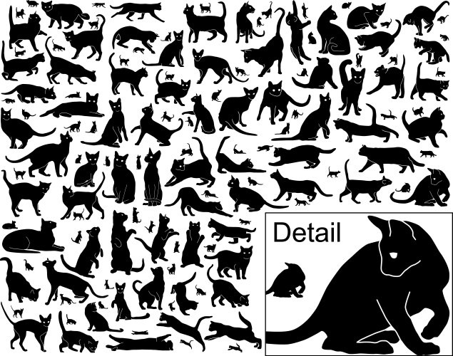 Cat Outline Vector Images (over 79,000)