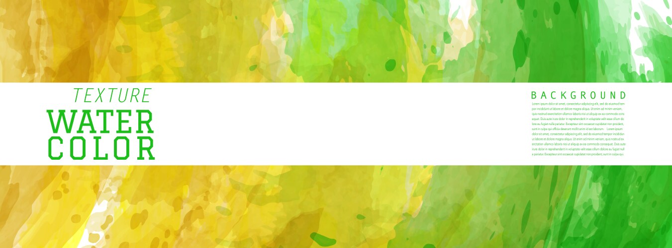 Green abstract watercolor with splash dot Vector Image