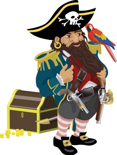 Pirate Royalty Free Vector Image - VectorStock