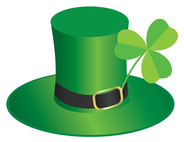 St patricks hat Royalty Free Vector Image - VectorStock