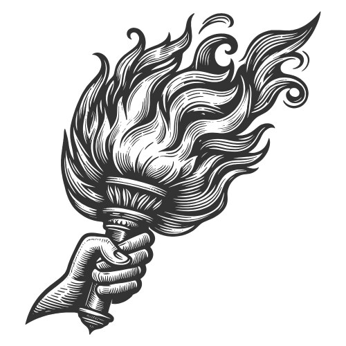 Holding Torch Vector Images (over 1,500)
