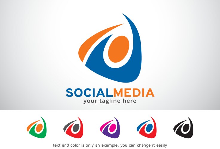 Digital play media internet technology logo design