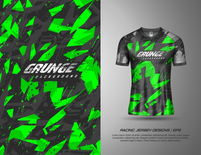 Tshirt sports grunge texture background Royalty Free Vector