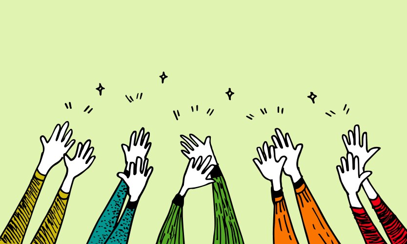 Clap Hands Cartoon Vector Images (over 1,600)