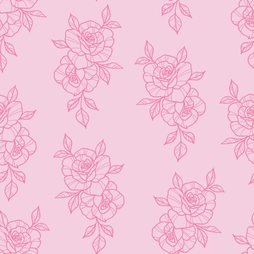 Background with pink roses Royalty Free Vector Image