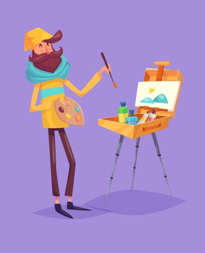 Funny Painter Vector Images (over 5,200)