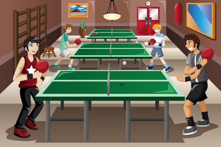 Ping Pong Cartoon Vector Images (over 2,000)