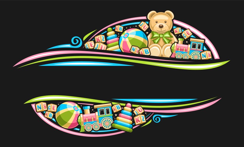 Logo for toy store Royalty Free Vector Image - VectorStock