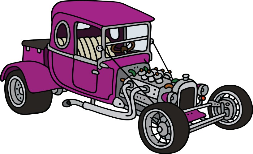 Cartoon Hot Rod Vector Images (over 1,200)