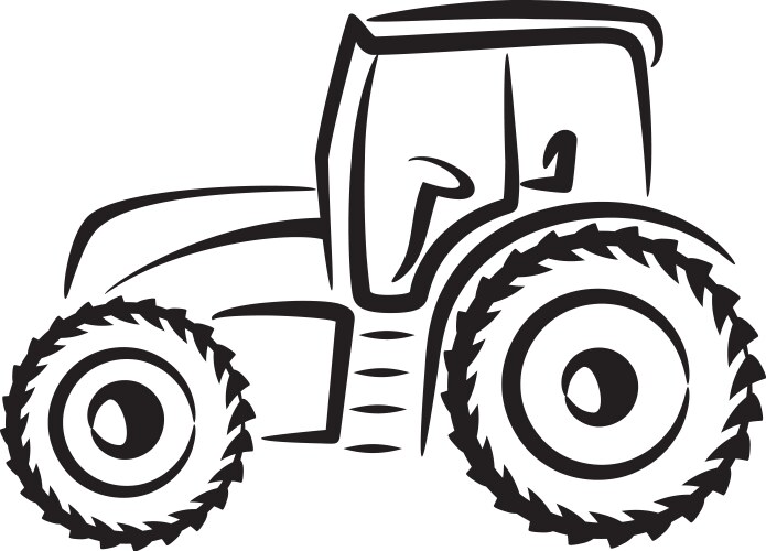 Tractor Vector Images & Graphics for Commercial Use | VectorStock
