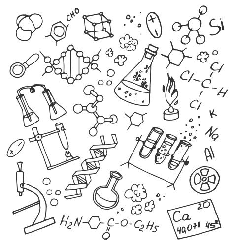 Chemistry Doodles Vector Images (over 7,000)