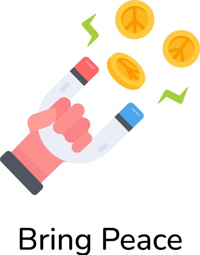 Bring peace Royalty Free Vector Image - VectorStock