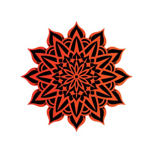 Mandala art trend 2025 Royalty Free Vector Image