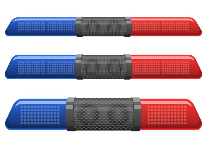 Police beacon Royalty Free Vector Image - VectorStock