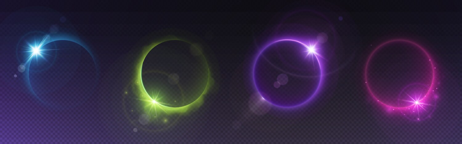 Solar eclipse Royalty Free Vector Image - VectorStock