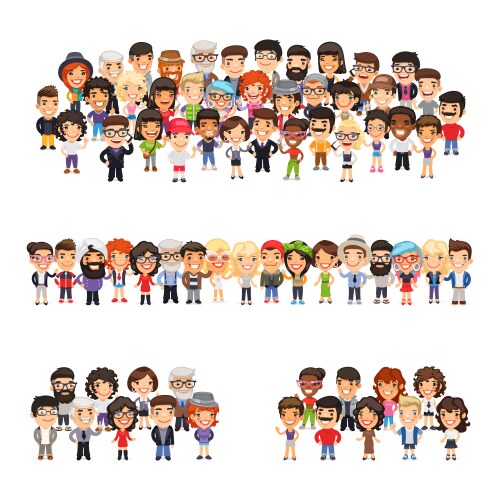 Group of People Vector Images (over 460,000)