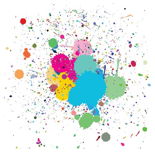 Pink Ink Splatter Background Royalty Free Vector Image