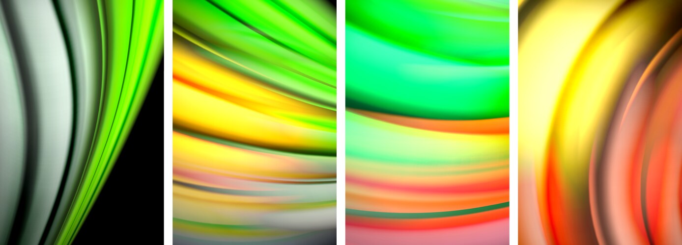 Blurred color line backgrounds Royalty Free Vector Image