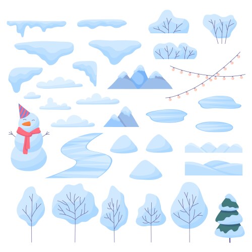 Snow Dripping Vector Images (over 850)