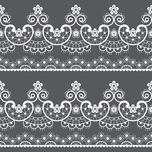 Elegant Lace Border Royalty Free Vector Image - VectorStock