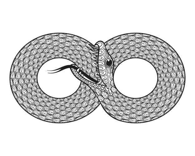 Ouroboros Vector Images & Graphics for Commercial Use | VectorStock