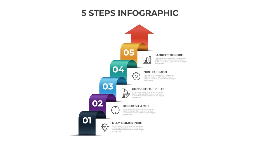 5 Steps Infographic Vector Images (over 27,000)