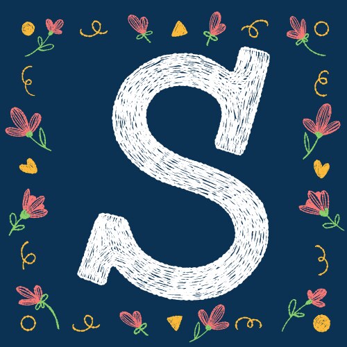 Fancy Letter S Vector Images (over 100)