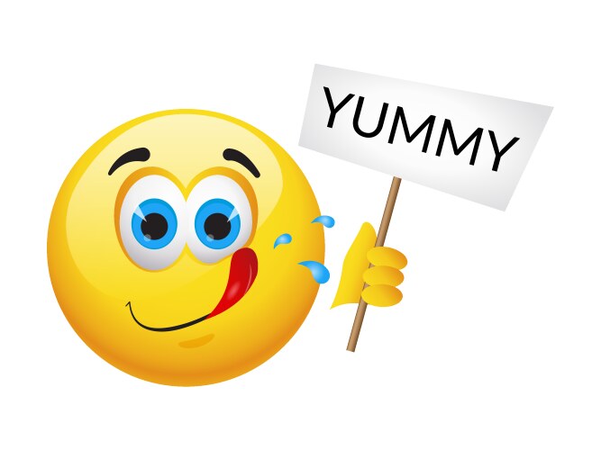 Yellow emoticons and emojis Royalty Free Vector Image