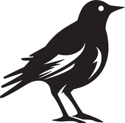 Crow - high quality logo ideal for t-shirt Vector Image