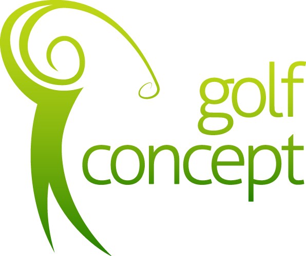 Golfing icons Royalty Free Vector Image - VectorStock