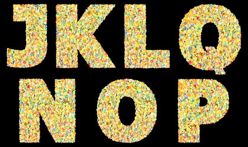 Font Royalty Free Vector Image - VectorStock