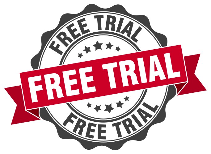 30 day free trial Royalty Free Vector Image - VectorStock